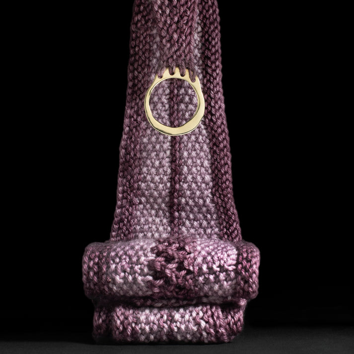 Shawl Ring Luxury Knitting Jewelry Contemporary Yarn Connoisseur ...